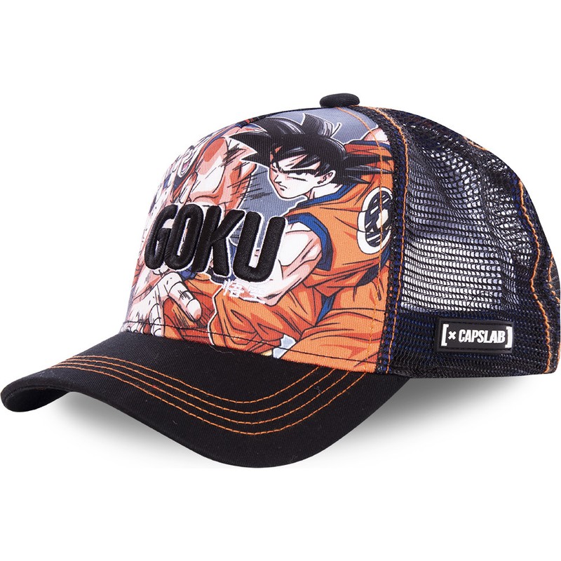 Capslab Son Goku DBZ GOK Dragon Ball Black Trucker Hat: Caphunters.ee
